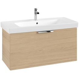 Villeroy & Boch Villeroy & Boch Set LineUp 1000mm mit Spiegelschrank Nordic Oak S00807VJR1