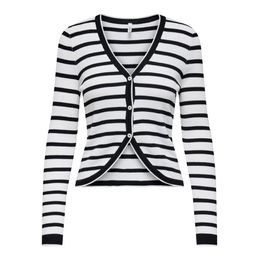 Only Strickjacke 'ONLMeddi' Damen Größe XS schwarz / weiß