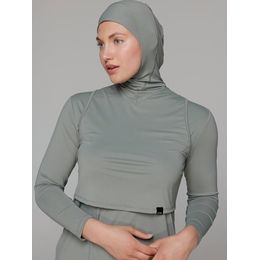 SIYA Swimwear Badeanzug 'Hijab' Damen Gr&ouml;&szlig;e S/M rauchgrau