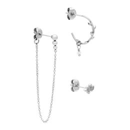 A&c Oslo &ndash; Nordic Design Jewellery Earrings 'Steel - Miniature' female Silver size One Size