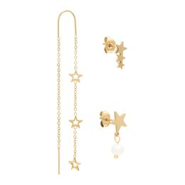 A&c Oslo &ndash; Nordic Design Jewellery Earrings 'Steel - Miniature' female Gold size One Size