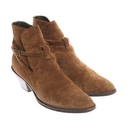 SAINT LAURENT Stiefeletten Damen Größe 40 Second Hand braun