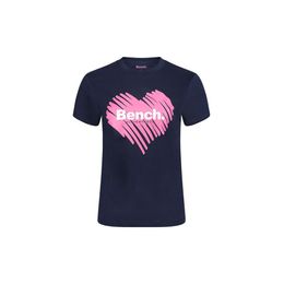 Bench T-Shirt Damen Gr&ouml;&szlig;e XL navy / hellpink / wei&szlig;