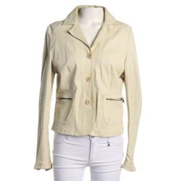 Pauw Lederjacke / Ledermantel Damen Größe XL Second Hand creme