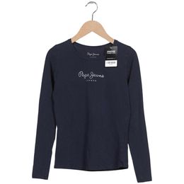 Pepe Jeans Langarmshirt Damen Größe XXS Second Hand marine