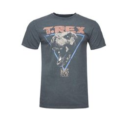 Recovered T-Shirt 'Jurassic Park T-Rex 1993' Herren Größe S dunkelgrau