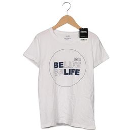 Pepe Jeans T-Shirt Damen Größe XS Second Hand weiß
