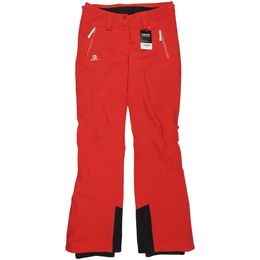 Salomon Stoffhose Damen Größe S Second Hand rot