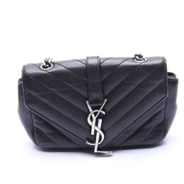 SAINT LAURENT Abendtasche Damen Größe One Size Second Hand schwarz