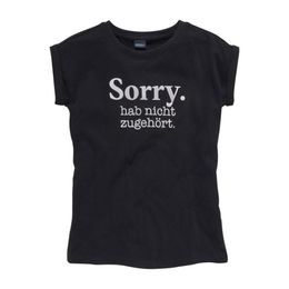 Arizona Shirt 'Sorry. hab nicht zugehört' girl Black size 128/134
