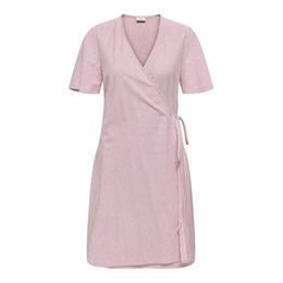 Jacqueline de Yong JDY Kleid 'NELLI' Damen Gr&ouml;&szlig;e 38 pink / wei&szlig; Winterkleid