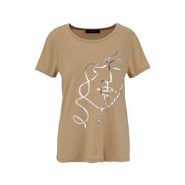 Aniston CASUAL Shirt Damen Gr&ouml;&szlig;e S beige / silber