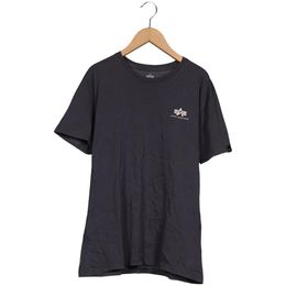 Alpha Industries T-Shirt Herren Größe M Second Hand grau