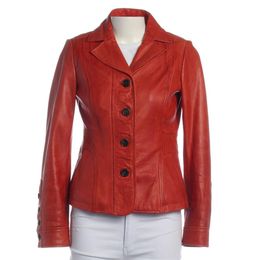 Riani Lederjacke / Ledermantel Damen Größe S Second Hand rot