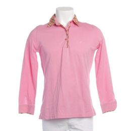 Van Laack Freizeithemd / Shirt / Polohemd langarm Herren Gr&ouml;&szlig;e S Second Hand rosa