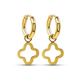 Pure Schmuck Earrings 'Clover Twilight' female Gold size 11 cm x 8 cm x 2cm