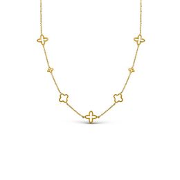 Pure Schmuck Necklace 'Clover Infinity' female Gold size Onesize