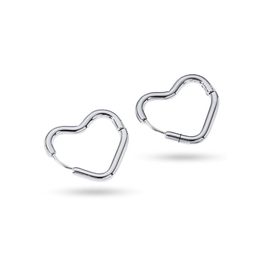 Pure Schmuck Earrings 'Love Heart' female Silver size 11 cm x 8 cm x 2cm