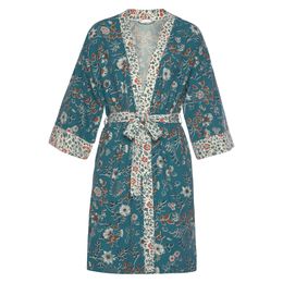 Lascana Dressing Gown female Blue size 40/42
