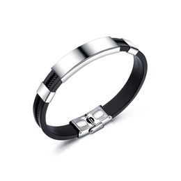Firetti Armband Herren Gr&ouml;&szlig;e One Size schwarz / silber