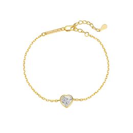 Hey Happiness Bracelet 'Shiny Love' female Gold size 15,5 cm