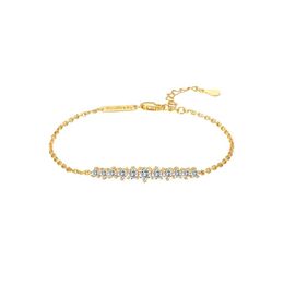 Hey Happiness Bracelet 'Tennis Glow' female Gold size 15 cm