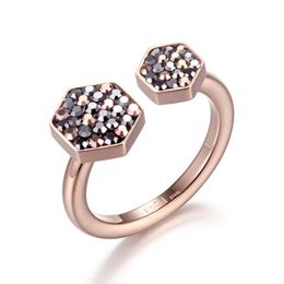 Kingka Ring Damen Gr&ouml;&szlig;e 56 rosegold