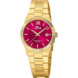 Lotus Analog Watch female Gold size One Size