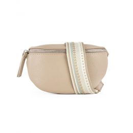 lePelou G&uuml;rteltasche 'FIONA small' Damen Gr&ouml;&szlig;e 22 cm x 13 cm x 6 cm beige