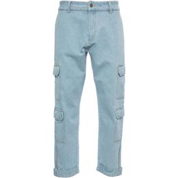 Karl Kani Cargo Jeans male Blue size 38