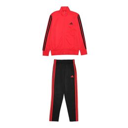 adidas Sportswear Trainingsanzug Jungen Gr&ouml;&szlig;e 176 rot / schwarz