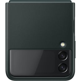 Samsung Leather Cover (Samsung Galaxy Z Flip3), Smartphone Hülle, Grün