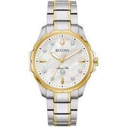 Bulova Analog Watch male Silver size One Size