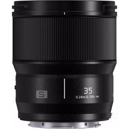 Panasonic Lumix S 35mm f/1.8 (L-Mount, Vollformat), Objektiv, Schwarz