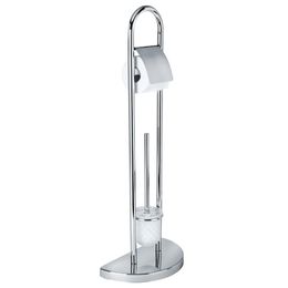 Wenko Toilet Accessories male Silver size B: 33cm x H: 84cm x T: 18cm