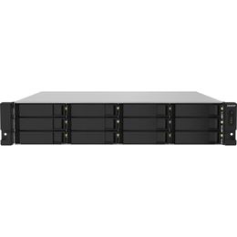QNAP TS-1232PXU-RP-4G (0 TB), NAS, Schwarz