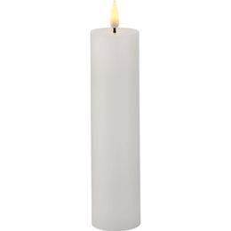Sirius, LED Kerzen, LED-Kerze Sille Exclusive 5 cm x 20 cm, Weiss (1 x)