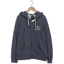 Superdry Kapuzenpullover Damen Größe L Second Hand blau
