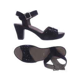 Gabor Sandalen Damen Größe 38.5 Second Hand schwarz