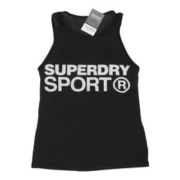 Superdry Top Damen Größe M Second Hand schwarz