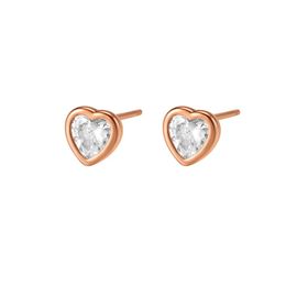 Hey Happiness Earrings 'Crystal Love' female Gold size One Size