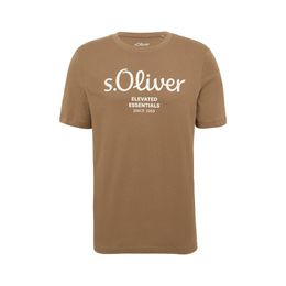 s.Oliver Shirt male Brown size M