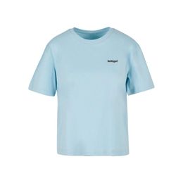 Mister Tee T-Shirt 'Babygal' Damen Größe M blau / hellblau / schwarz