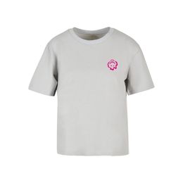 Mister Tee T-Shirt 'Everything's Nice' Damen Gr&ouml;&szlig;e XL grau / pink
