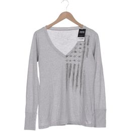 Polo Ralph Lauren Langarmshirt Damen Größe M Second Hand grau