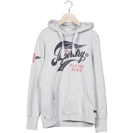 Superdry Kapuzenpullover Damen Größe M Second Hand grau