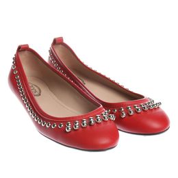 Tod's Tod's Halbschuhe Damen Gr&ouml;&szlig;e 36 Second Hand rot