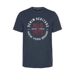 H.I.S. H.i.s Shirt male Blue size S