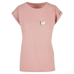 Mister Tee Shirt 'Kicks Love' female Pink size L