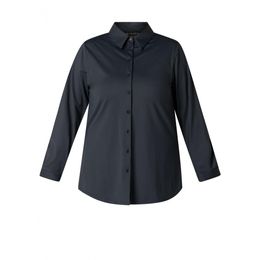 Base Level Curvy Bluse Damen Gr&ouml;&szlig;e XXL dunkelblau